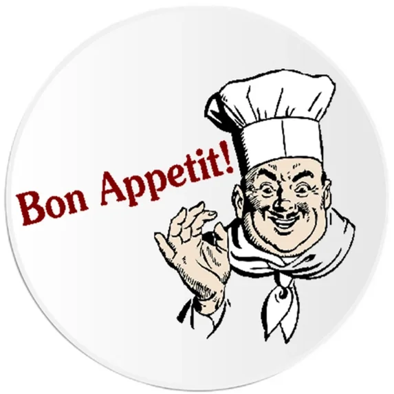 DOPASTICKER Bon Appetit, Italian Italy Chef Cook Phrase Phone Decal ...