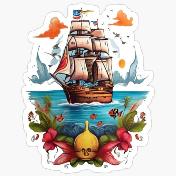 DOPASTICKER Bonaire Gift You - Phone Stickers, Waterproof Decals Water ...