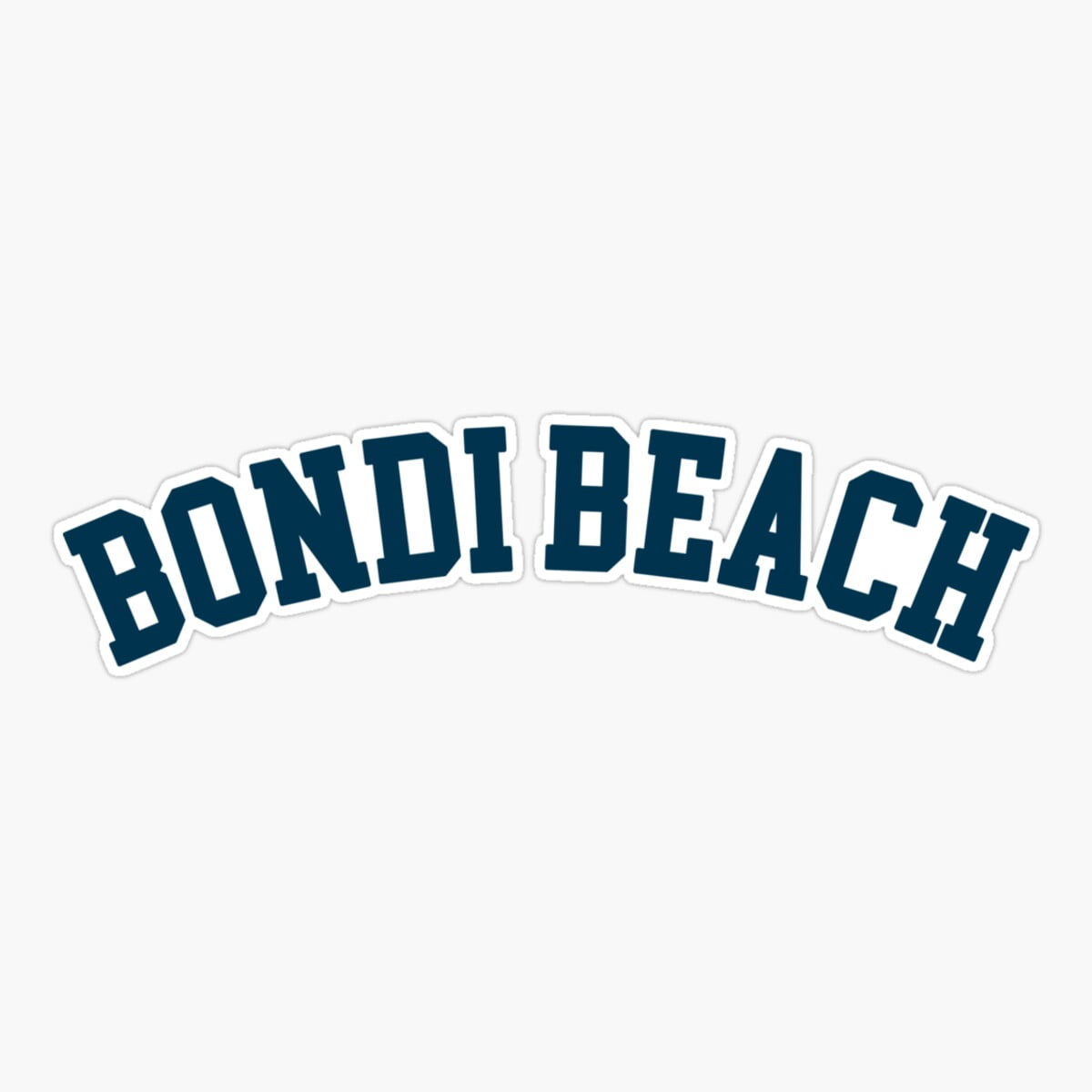 DOPASTICKER Bondi Beach Sticker, Phone Sticker Water Bottle Sticker Car ...