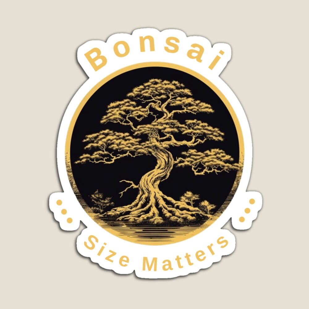 DOPASTICKER Bonsai, Size Matters - Community Gardening - Backyard ...