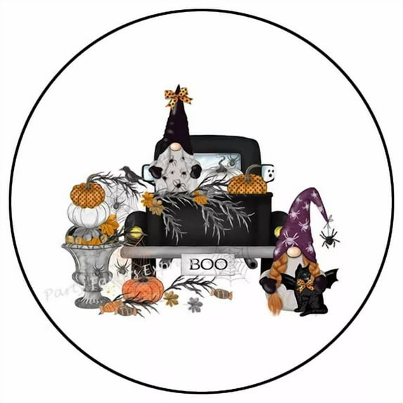 DOPASTICKER Boo Gnomes Truck Hallo.Ween Decorative Laptop, Phone ...