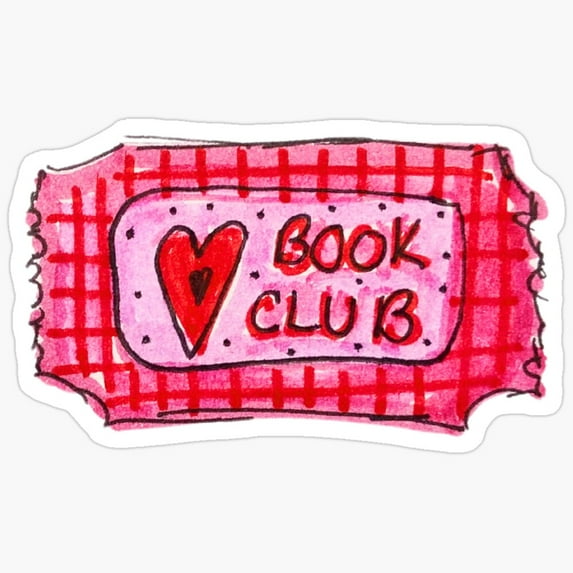 DOPASTICKER Book Club Ticket Sticker Phone Sticker, Latop Sticker ...