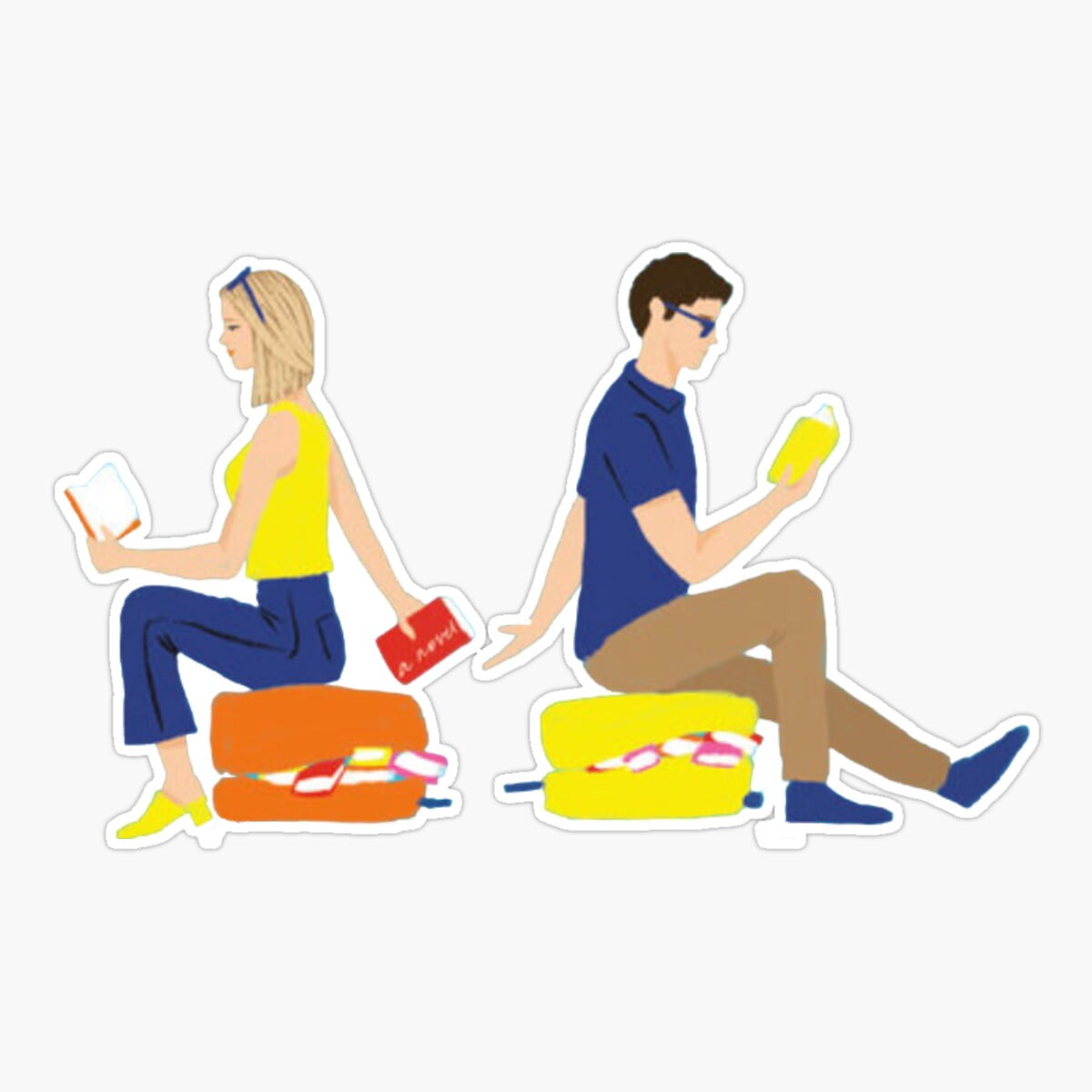 DOPASTICKER Book Lovers (Emily Henry) Sticker, Phone Sticker Car ...