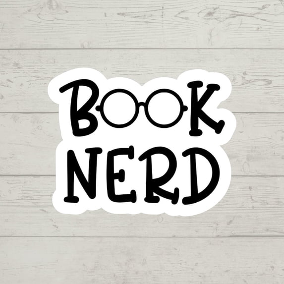 DOPASTICKER Book Nerd Sticker Sticker Cute Gift Tumbler Trending Gift ...