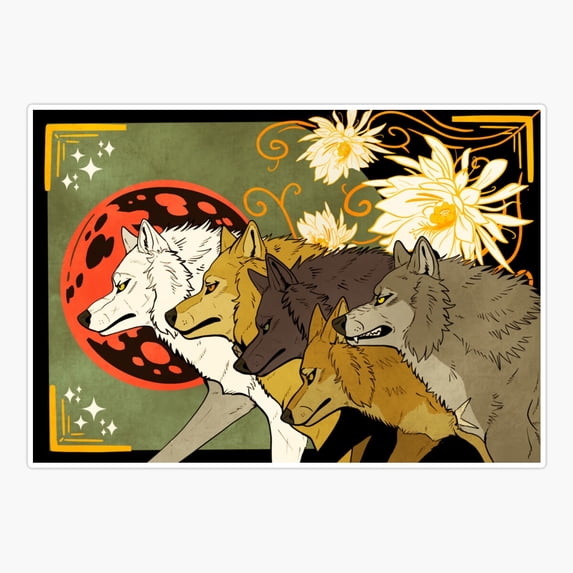 DOPASTICKER Book Of The Moon Sticker, Phone Sticker Water Bottle ...