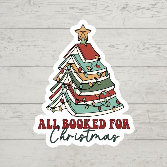 DOPASTICKER Book Tree Sticker Sticker Cute Gift Tumbler Trending Gift ...