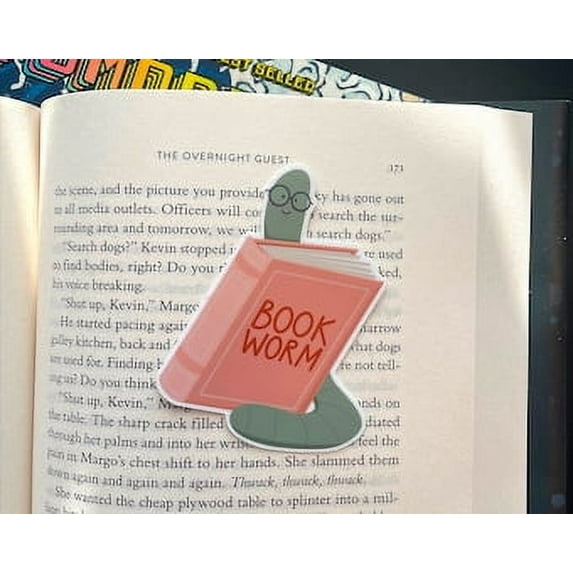 DOPASTICKER Book Wor.M Sticker, Laptop Sticker, Water Bottle Sticker ...