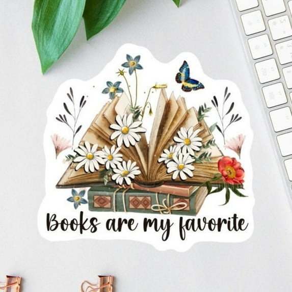 DOPASTICKER Books Are My Favorite Sticker, Literary Sticker, Book Lover ...