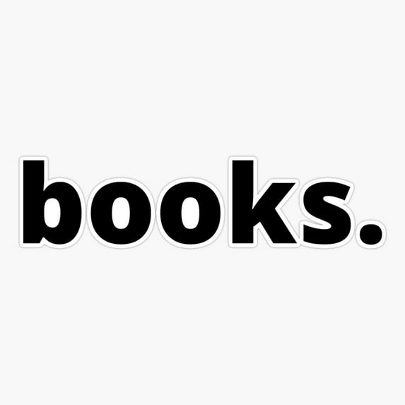 DOPASTICKER Books Reading Lovers Sticker, Phone Sticker Car Sticker ...
