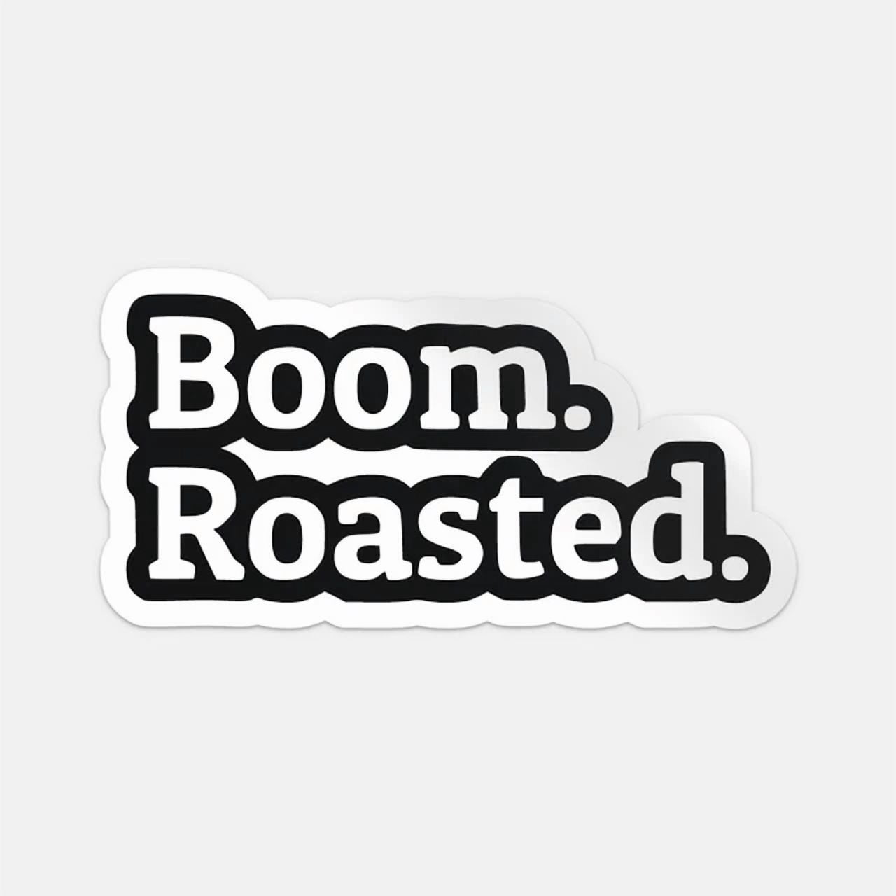 DOPASTICKER Boom Roasted The Office Sticker Decal Phone Decal Water ...