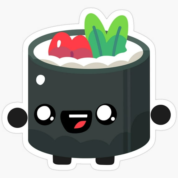 DOPASTICKER Boomerang Fu Sushi Sticker Phone Sticker, Latop Sticker ...