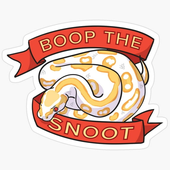 DOPASTICKER Boop The Snoot Sticker, Waterproof Decal For Pet Lovers ...
