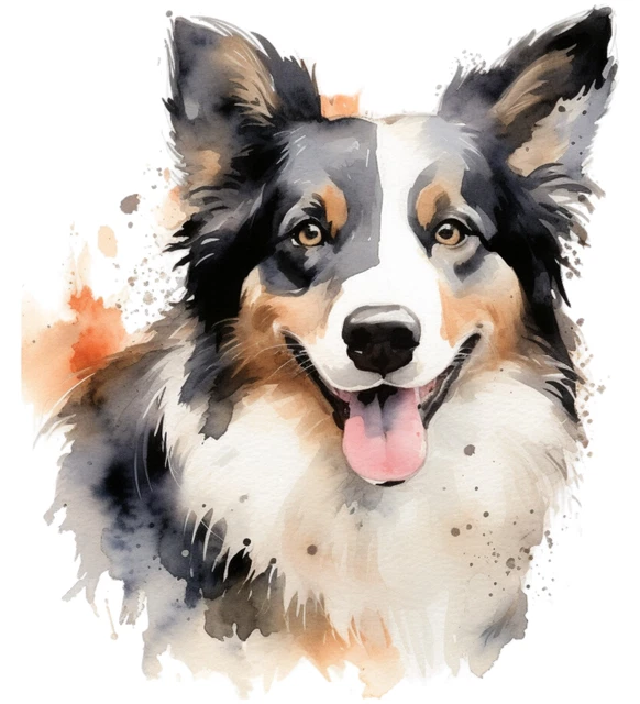 DOPASTICKER Border Collie Car Sticker Dogs Dogs Sticker Phone Sticker ...