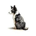 DOPASTICKER Border Collie Car Sticker Dogs Sticker Phone Sticker, Latop ...