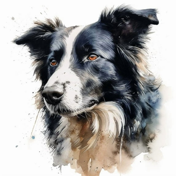 DOPASTICKER Border Collie Car Sticker Dogs Sticker Phone Sticker, Latop ...