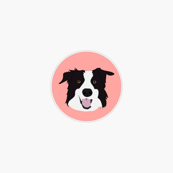 DOPASTICKER Border Collie Sticker, Phone Sticker Water Bottle Sticker ...