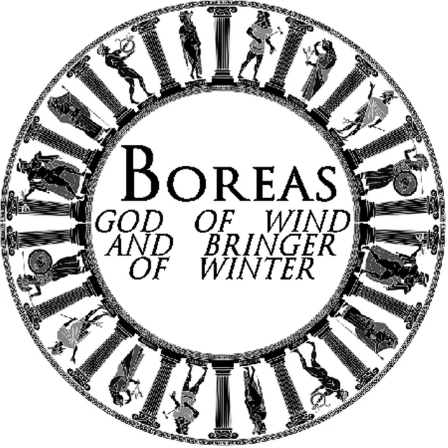 DOPASTICKER Boreas God Of Wind And Winter Greek Mythology Phone Decal ...