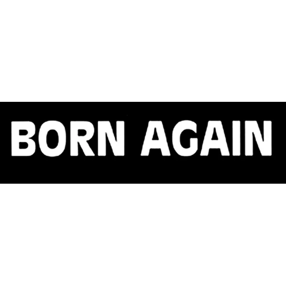 DOPASTICKER Born Again Sticker Phone Decal Water Bottle Stickers, Cars ...