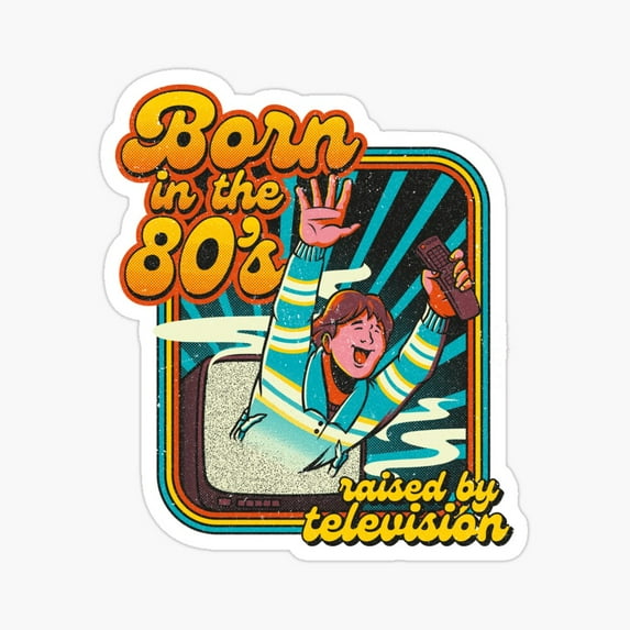 DOPASTICKER Born In The Eighties - Hot Trending Sticker Phone Decal ...