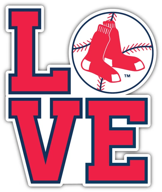 DOPASTICKER Boston Red Sox Baseball Sport Logo Car Sticker Phone Water ...