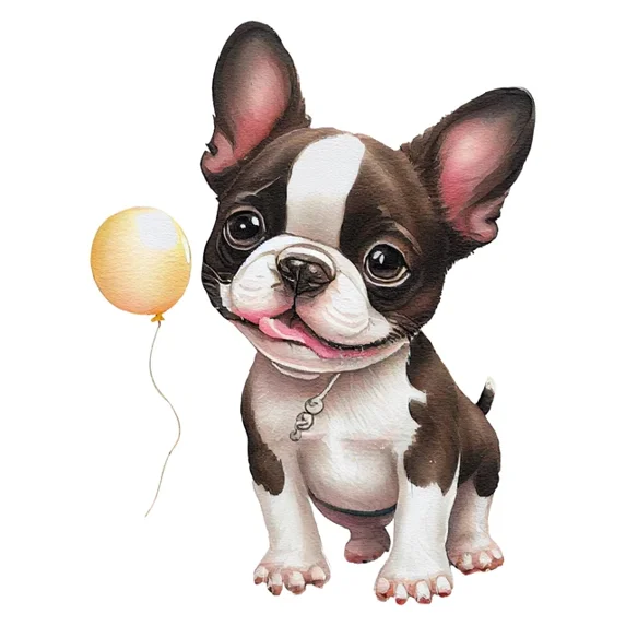 DOPASTICKER Boston Terrier Car Sticker Dog Sticker Phone Sticker, Latop ...