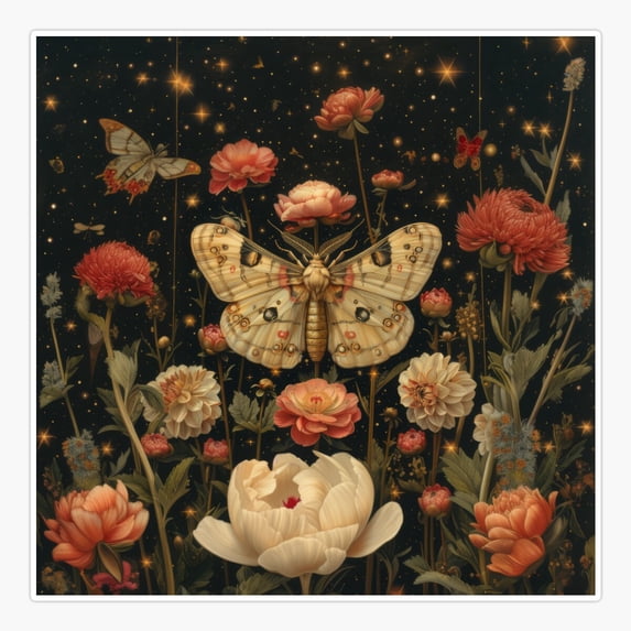 DOPASTICKER Botanical Art Sticker, Phone Sticker Water Bottle Sticker ...