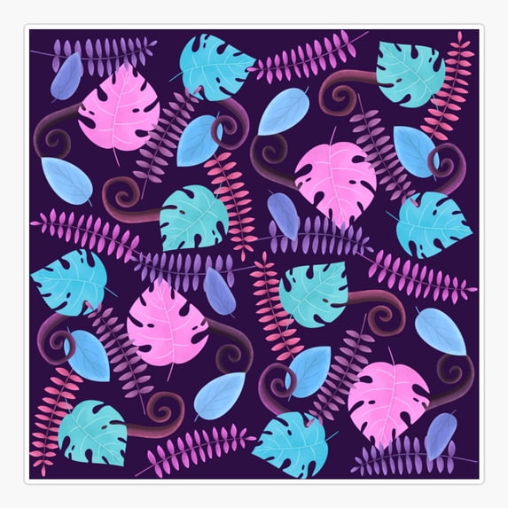 DOPASTICKER Botanical Pattern 2 Sticker, Phone Sticker Water Bottle ...