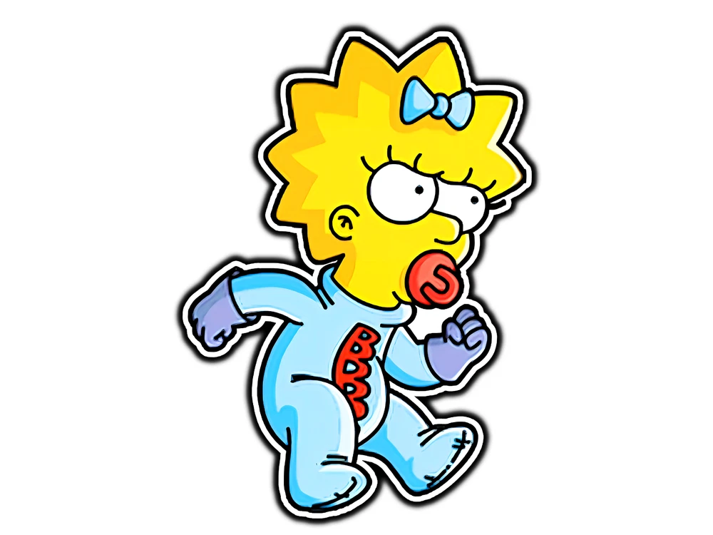 DOPASTICKER Bouncing Battle Baby Maggie Sticker Decal Phone Decal Water ...