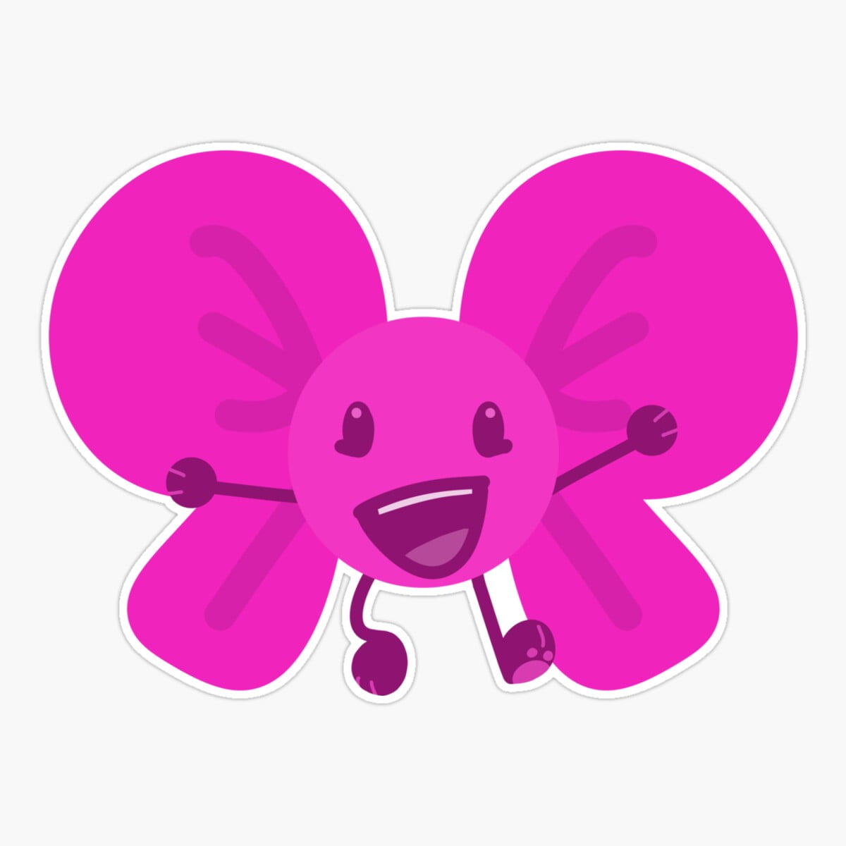 DOPASTICKER Bow Inanimate Insanity Sticker, Phone Sticker Car Sticker ...