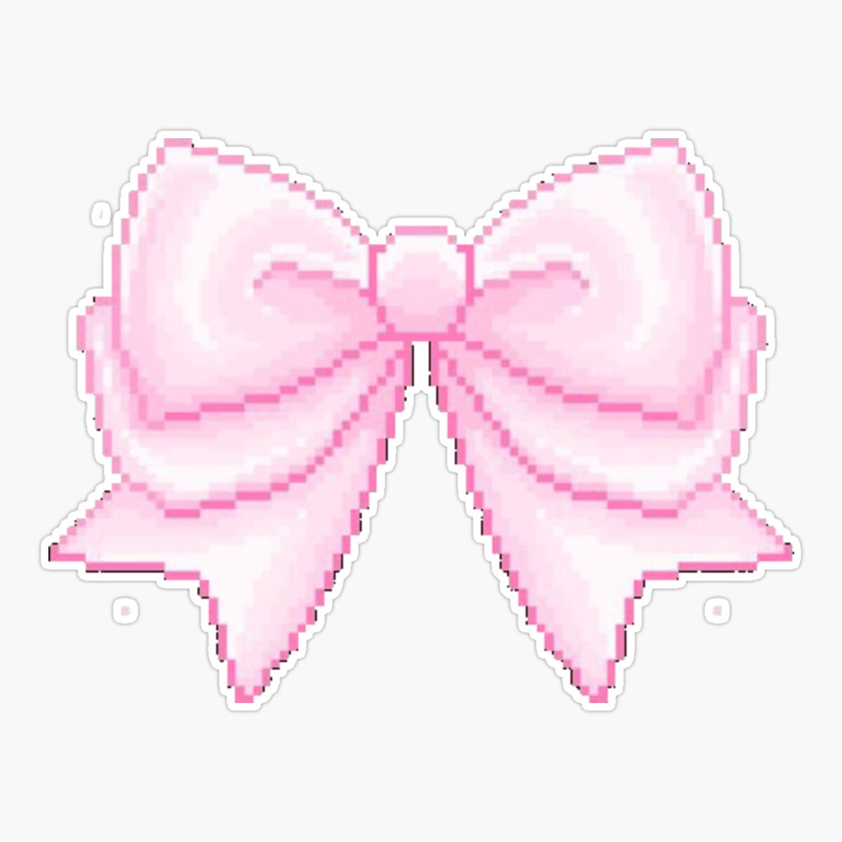 DOPASTICKER Bow Pixel Sticker, Phone Sticker Car Stickers, Birthday ...