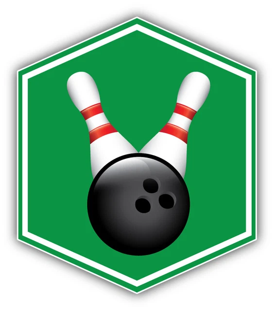 DOPASTICKER Bowling Label Sport Car Sticker Phone Decal Water Bottle ...