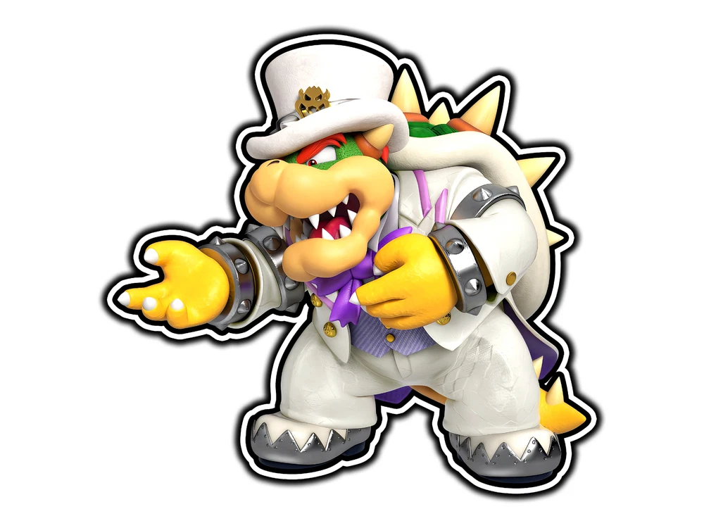 DOPASTICKER Bowser Wedding Super Mario Odyssey Sticker Decal Phone ...