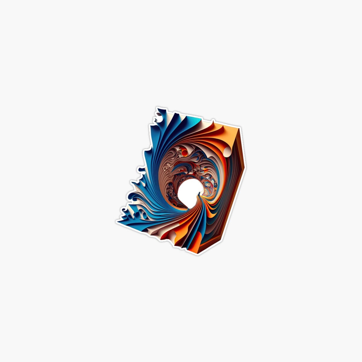 DOPASTICKER Box Swirl Sticker Phone Sticker, Latop Sticker, Lover Gift ...