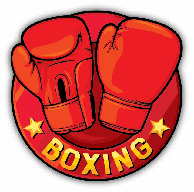 DOPASTICKER Boxing Label Sticker Decal Phone Decal Water Bottle ...