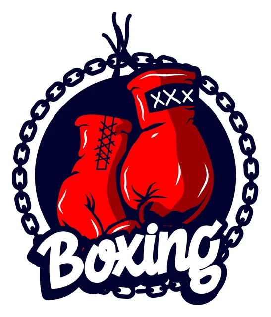 DOPASTICKER Boxing Sticker Red Gloves Ring Fight Punch Mean Tough ...