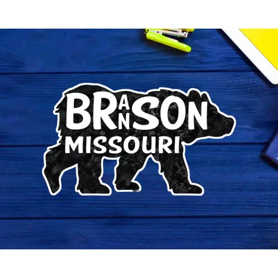 DOPASTICKER Branson Missouri Decal Great Smoky Mountains Bear National ...