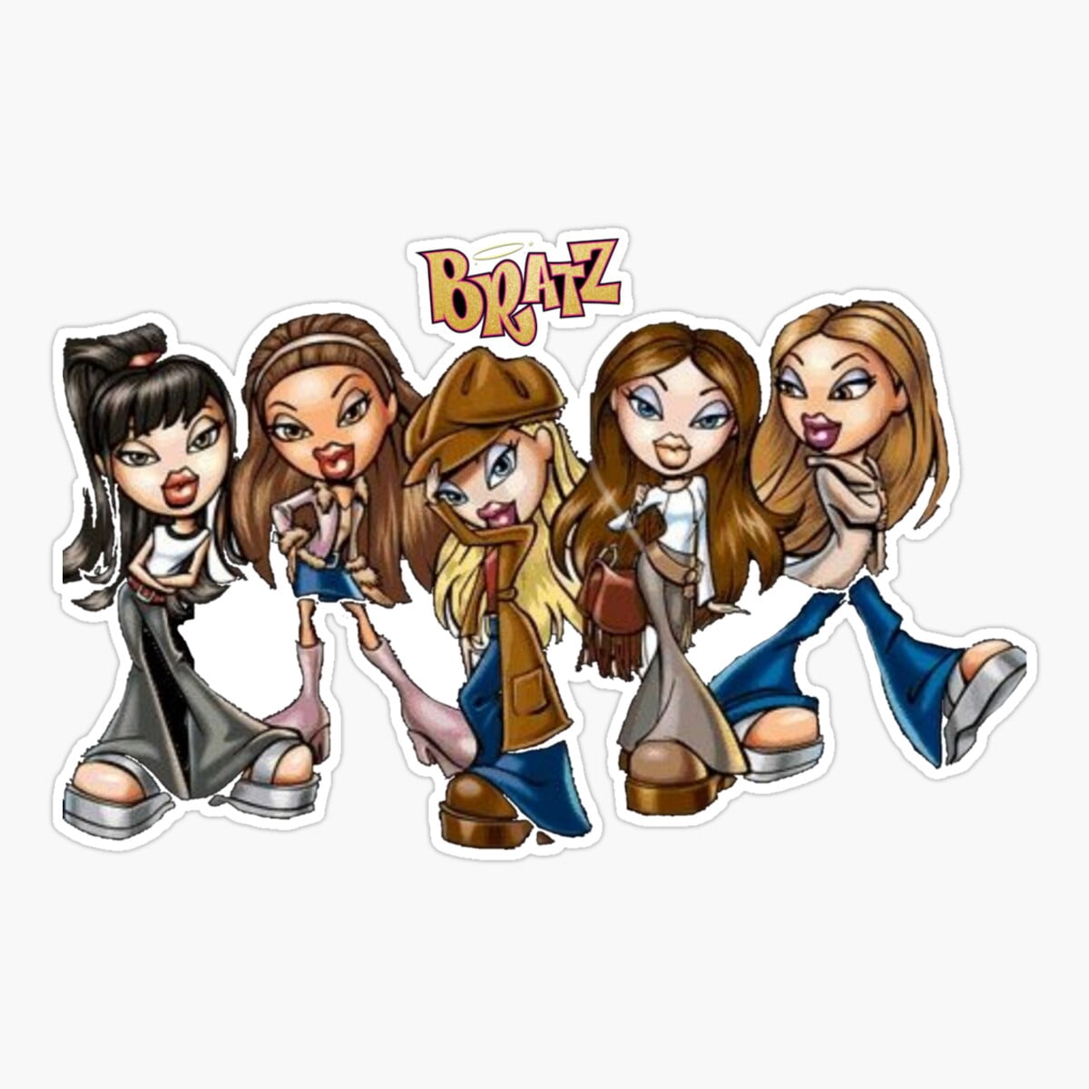 DOPASTICKER Bratz Sticker, Phone Sticker Water Bottle Sticker Car ...
