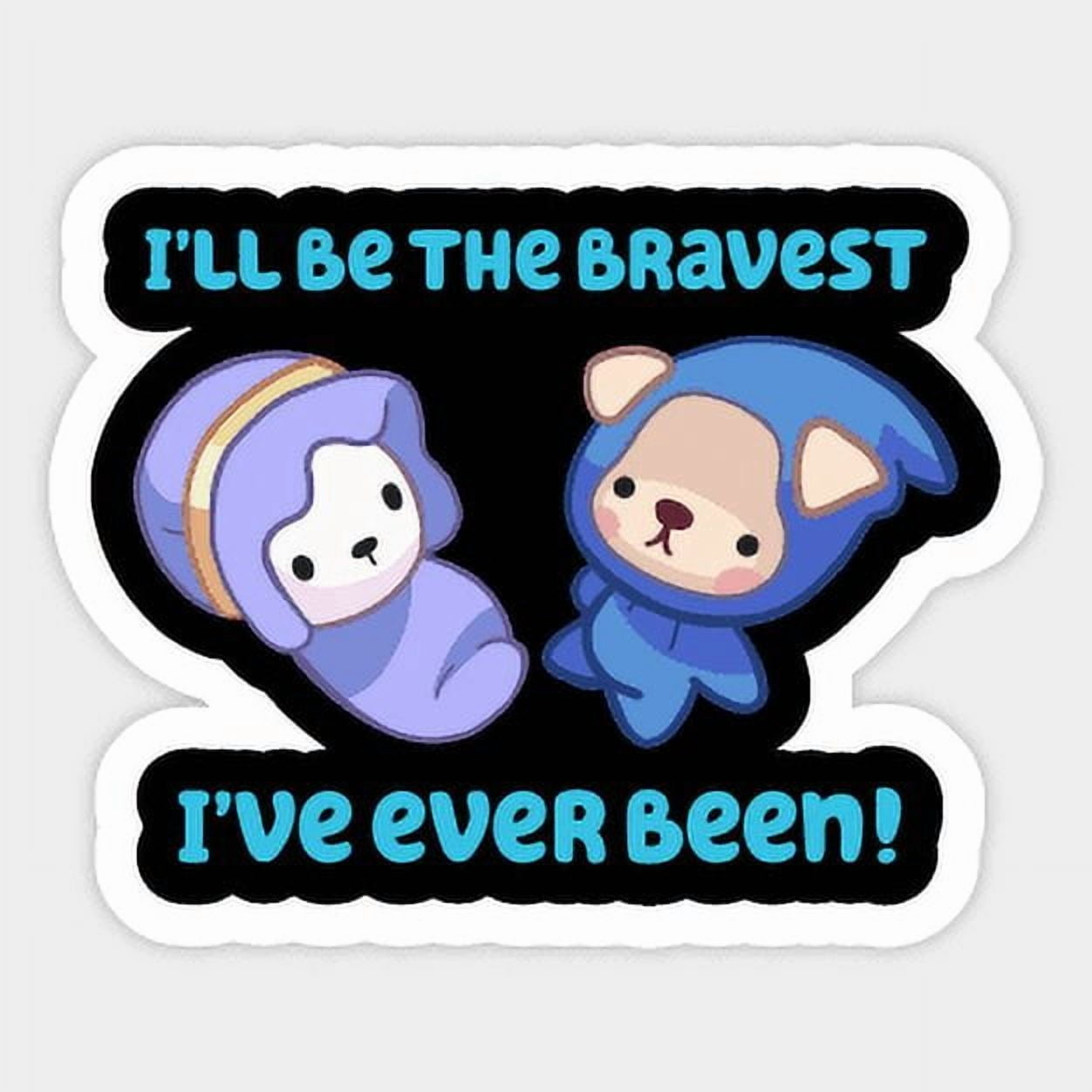 DOPASTICKER Brave Mom Of Twins Bluey For Kids, Bluey Favors, Decorative ...