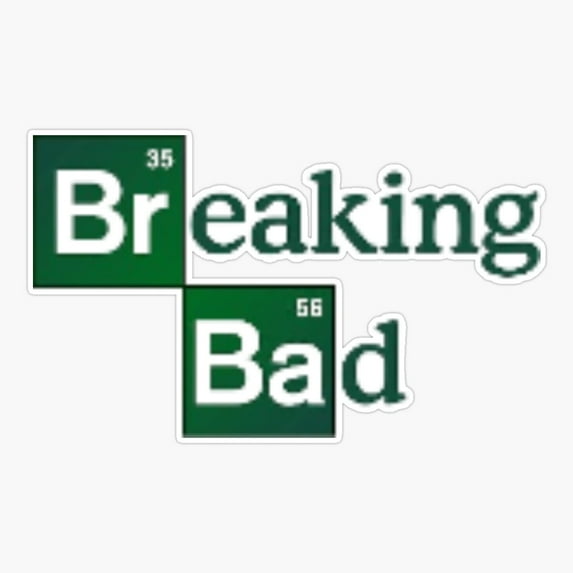 DOPASTICKER Breaking Bad! Sticker, Phone Sticker Water Bottle Sticker ...