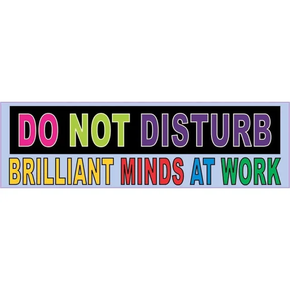DOPASTICKER Brilliant Minds At Work Sticker Phone Sticker, Latop ...