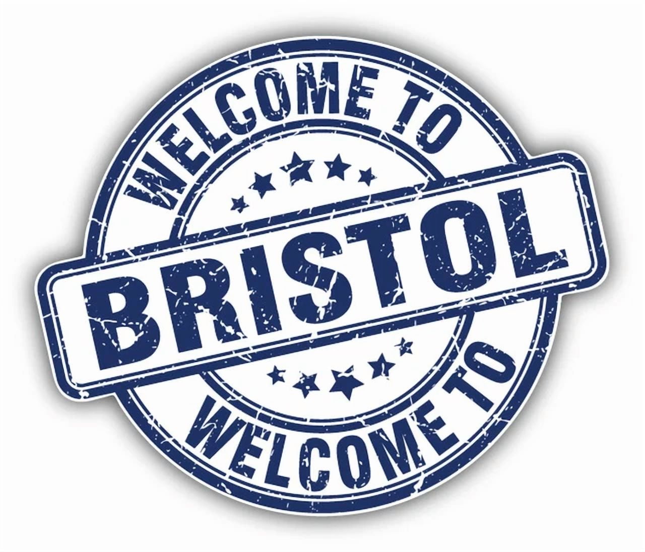 DOPASTICKER Bristol Grunge Welcome Travel Sticker Decal Phone Decal ...