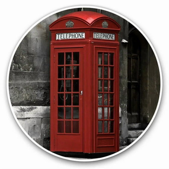 DOPASTICKER British Red Box England London Cool Gift Decorative Laptop ...