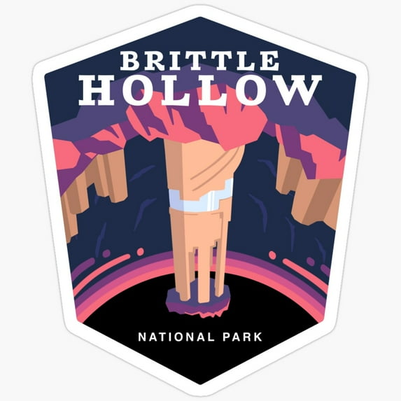 DOPASTICKER Brittle Hollow National Park Sticker Phone Sticker, Latop ...