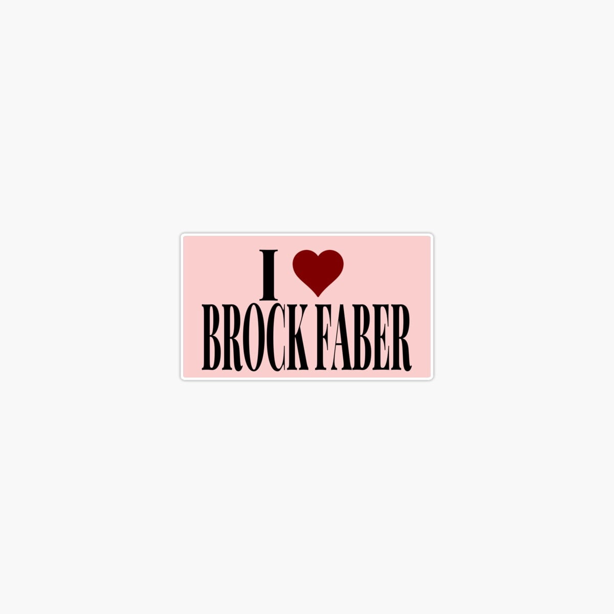 DOPASTICKER Brock Faber Sticker, Phone Sticker Water Bottle Sticker Car ...