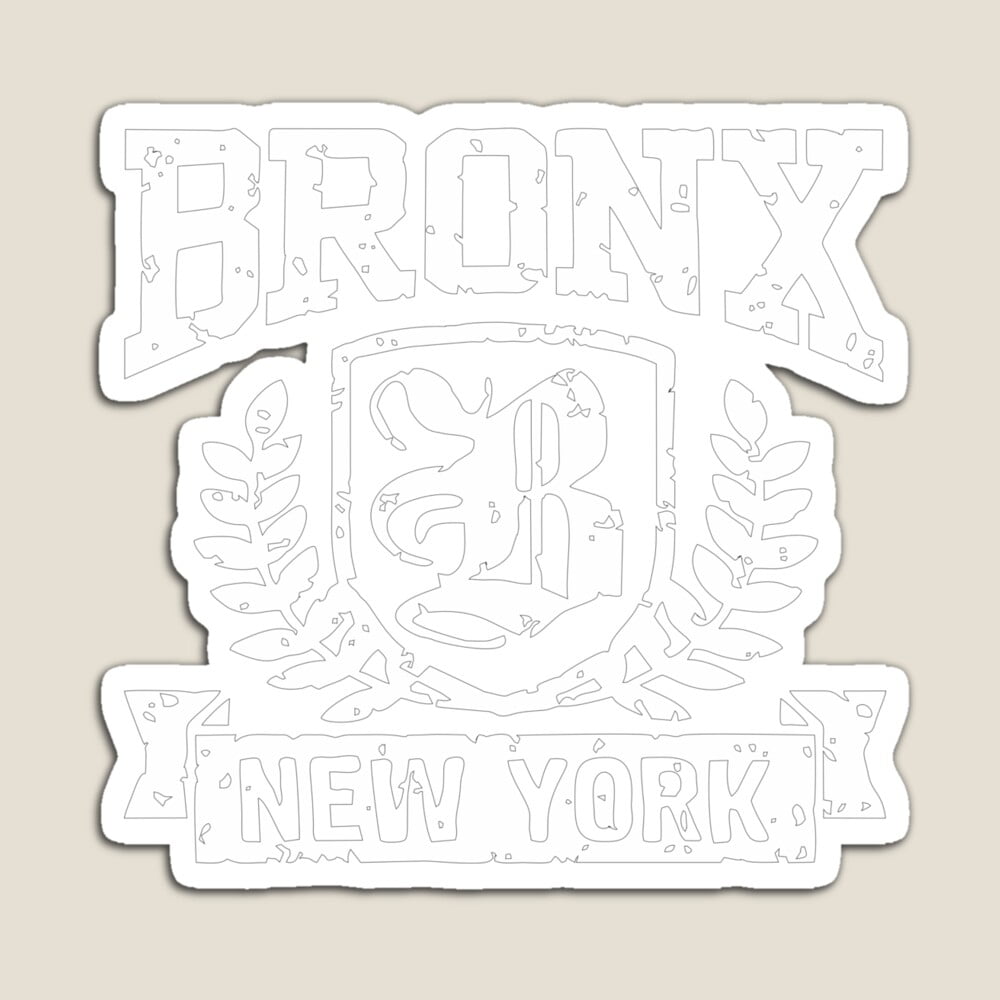 DOPASTICKER Bronx - Ny Sticker Decorative Laptop, Phone Stickers ...