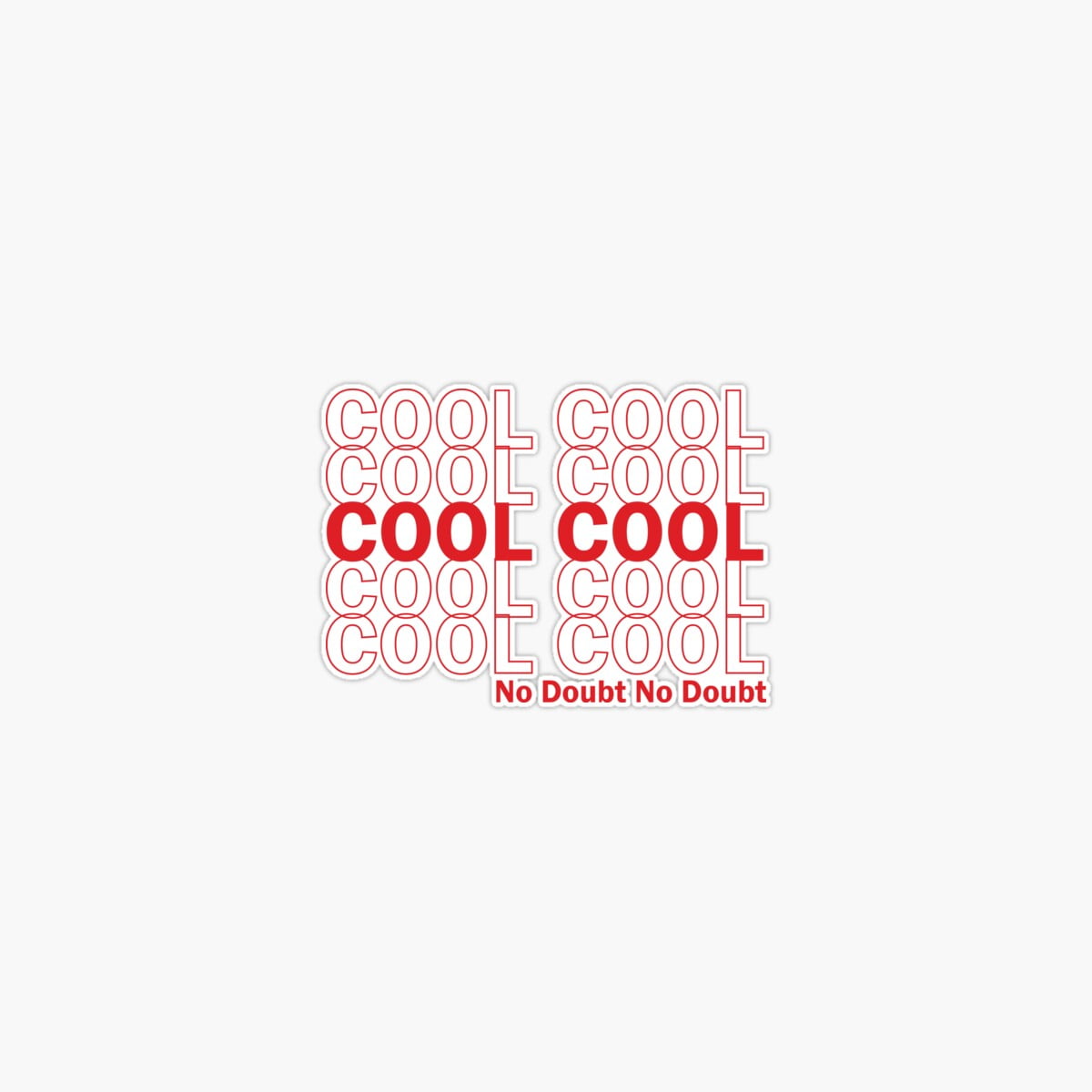 DOPASTICKER Brooklyn 99-Cool Cool Cool Sticker, Phone Sticker Car ...