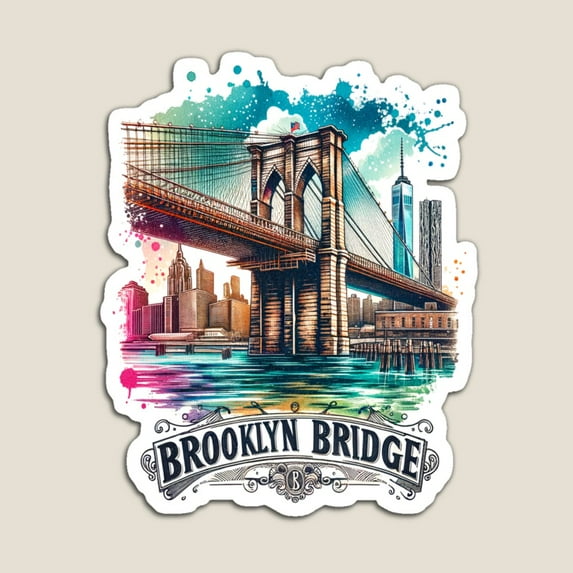 DOPASTICKER Brooklyn Classic Enjoy New York Manhattan Travel Quote ...