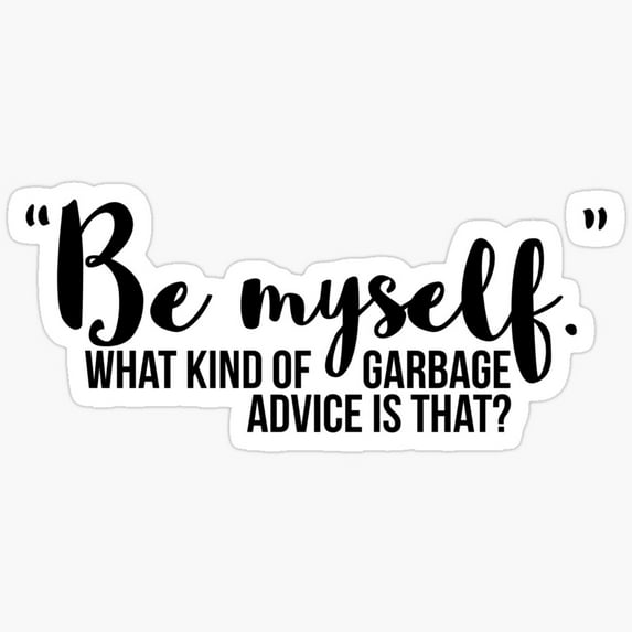 DOPASTICKER Brooklyn Nine Nine: "Be Myself?" Sticker Phone Sticker ...