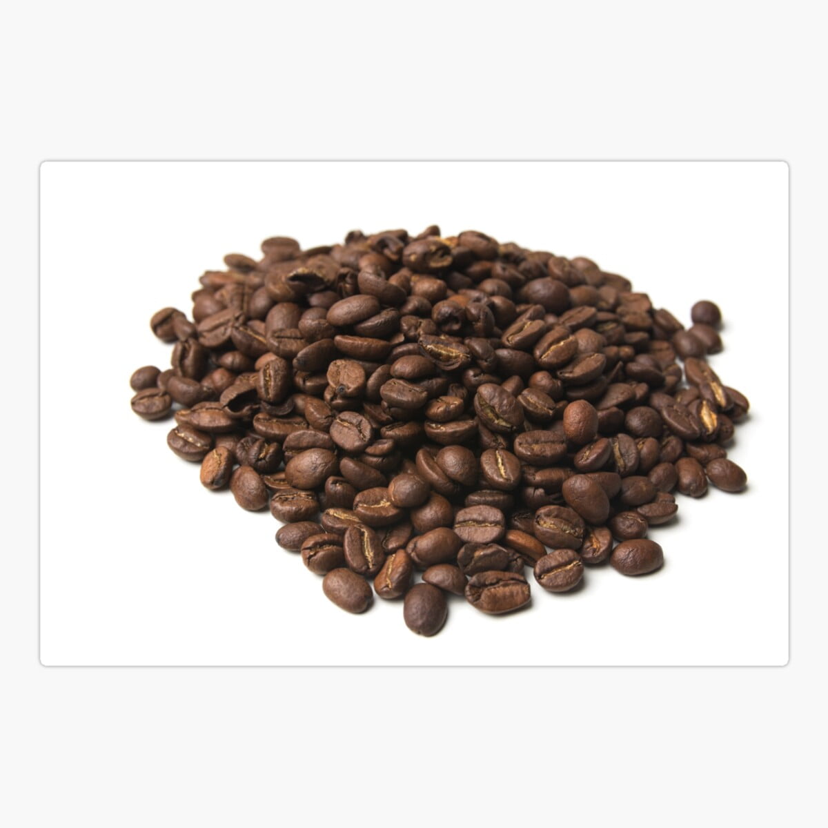 DOPASTICKER Brown Roasted Coffee Beans Sticker, Phone Sticker Car ...