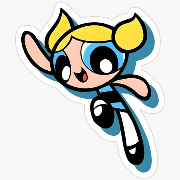 DOPASTICKER Bubble Girl Sticker Phone Sticker, Latop Sticker, Lover ...